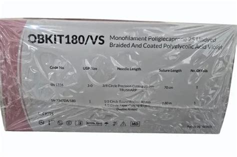 Curved K230463 Healthium Obkit 180 Surgical Needled Suture At Best