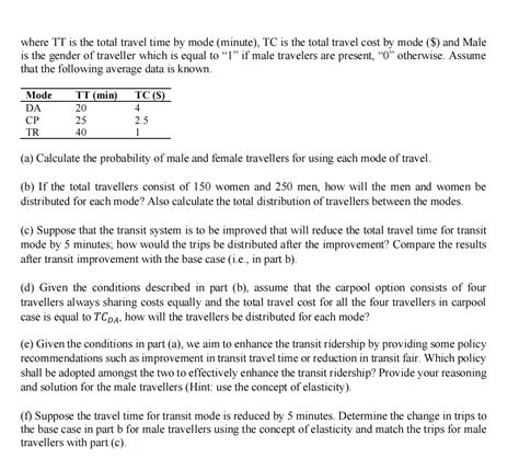 Solved Problem 2 Consider A Multinomial Logit Mnl Model