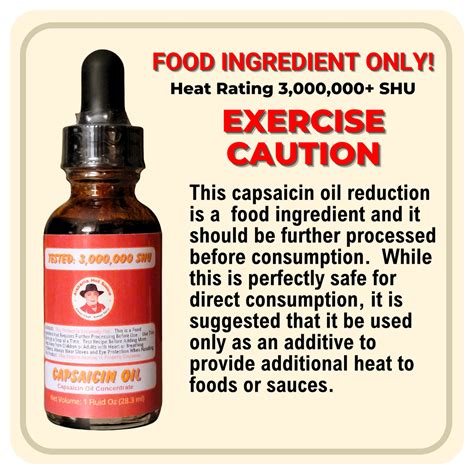 Capsaicin Oil Reduction 3000000 Shu