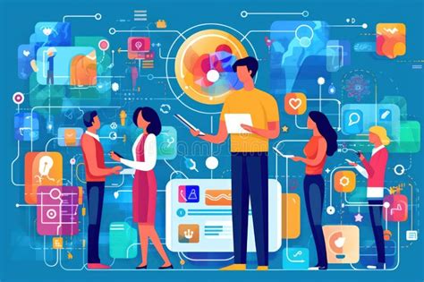 Personalized Advertising And Artificial Intelligence Generative Ai Stock Illustration