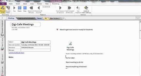 Inserting Audio Into OneNote YouTube