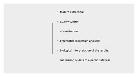 microarray data analysis pptx genetics science