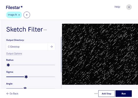 Filestar Sketch Fit Filter