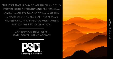 Technology Staffing Staffaugmentation Goals Testimonials Psci