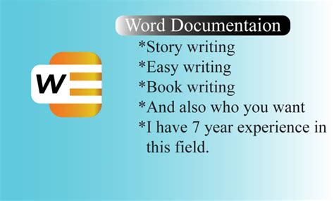 Do Ms Word Documentation By Naeemqadri786 Fiverr