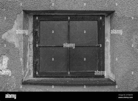 An Old Window In An Ancient Beautiful Building In Western Europe Stock