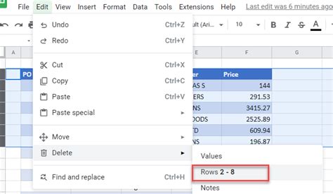 Delete Multiple Rows Columns In Excel Google Sheets Automate Excel