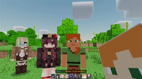 Anime Characters Addon 119 118 Waifus And Husbands Mod Mcpe