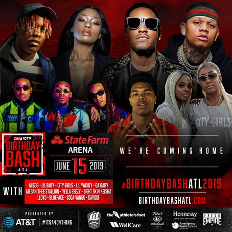 Tickets On Sale Now Birthday Bash Atl 2019 June 15th Hot 1079 Hot