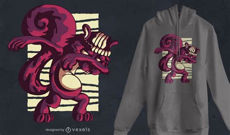 Dabbing Squirrel T Shirt Design Vector Download