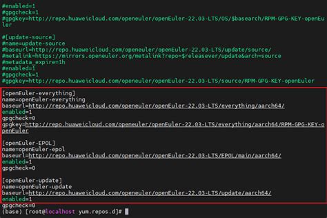 openEuler22 03通过yum和dnf安装软件时出现错误Error Failed to download metadata for