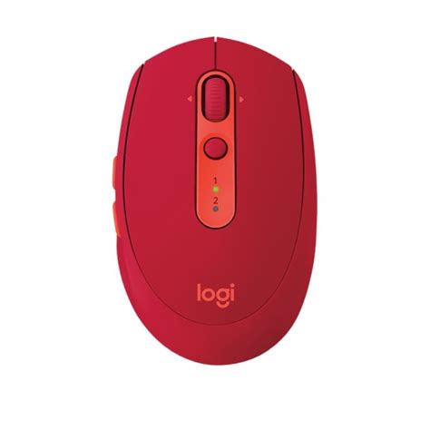 ماوس لاسلكي بلوتوث Logitech M590 Multi Device Silent من لوجيتك الأحمر