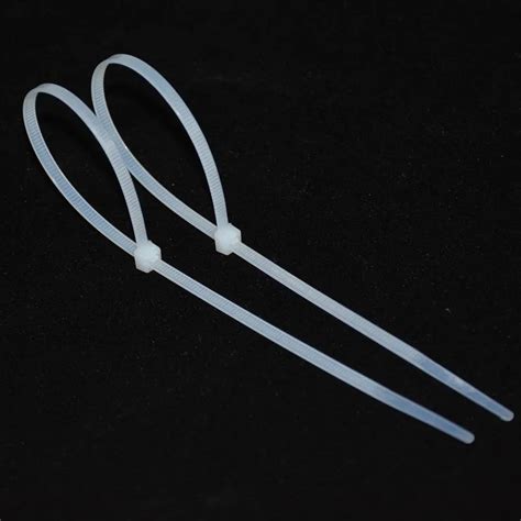 Serrage Serre câble en plastique nylon autobloquant pièces blanc x anneau de fixation de