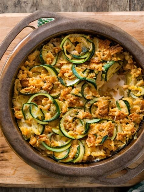 Crockpot Zucchini Casserole Best Slow Cooker Recipe Munchyesta