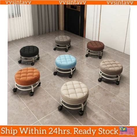 Small Stool With Wheels Bench Chair Bangku Kecil Kerusi Roda Kecil