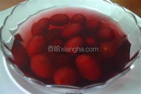 红酒小番茄的做法 菜谱 香哈网