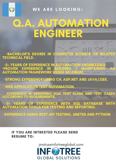 wearehiring qaautomation qaengineer guatemala juan carlos matus