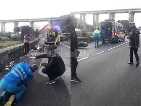 Camporosso Scontro Auto Scooter In Corso Repubblica Un Ferito Riviera24