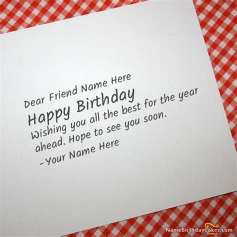 What To Write In A Card For Birthday Wishes Free Printable