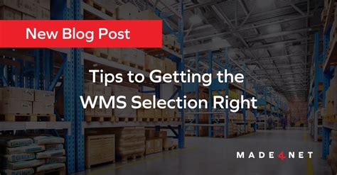 Made4net On Linkedin Warehousemanagement Wms