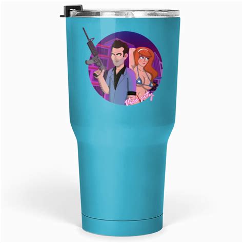Grand Theft Auto Vice City Tumblers 30 Oz Sold By LavinaMyers SKU
