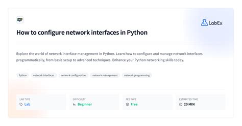 Como Configurar Interfaces De Rede Em Python Guia Completo Labex