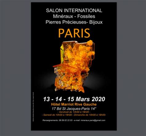Salon international des minéraux fossiles pierres précieuses et