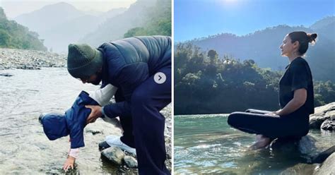 बीवी बच्चों संग पहाड़ों में इंजॉय कर रहे विराट कोहली देखें उनके