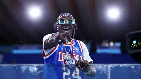 Flavor Flav Olympics Photos Of Rapper Rooting On Team Usa Water Polo