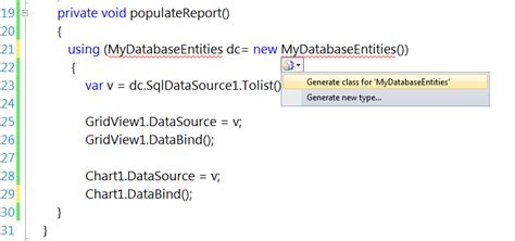 solved the type or name space name mydatabaseentities could not be