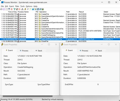 cannot truncate mapped file in windows saint s log
