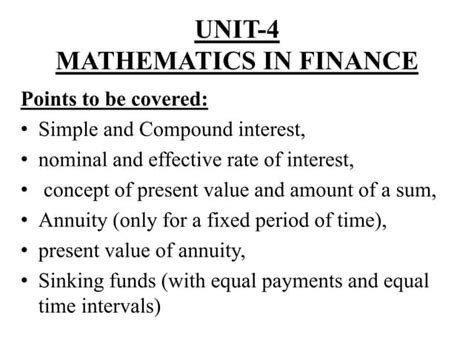 Simple And Compound Interest 1 Pptx