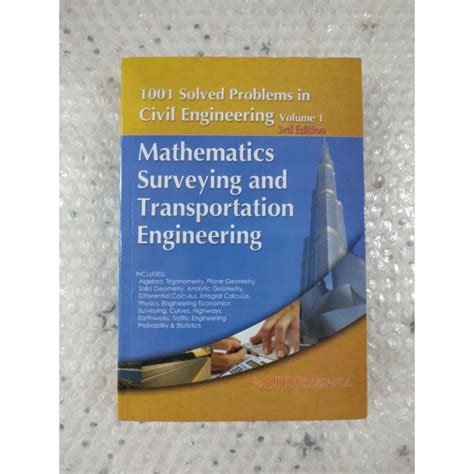 1001 Solved Problems In Civil Engineering Volume 1 3rd Edition By