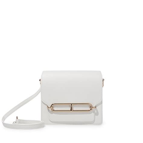 Hermès New White Evercolor Mini Roulis 18 Gold Hardware 2023 Available For Immediate Sale At