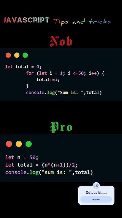 🔥 Javascript Tips And Tricks Javascript Code Tutorial Coding