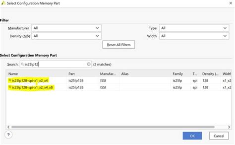 Adding New Configuration Memory Device In Vivado