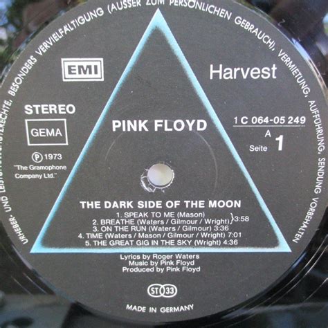 Disc Vinil Lp Pink Floyd The Dark Side Of The Moon Hifi Audio Mix