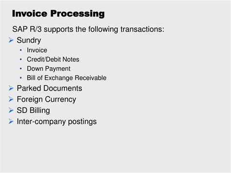 Ppt Sap Fi Accounts Receivable Powerpoint Presentation Free Download