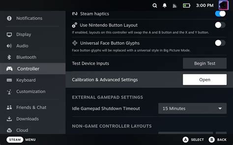 How To Calibrate And Customise Gyro Controls On The Steam Deck Rock