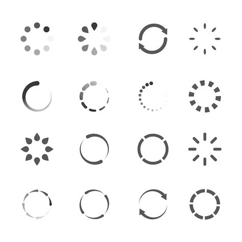 premium vector loading vector icon illustration design