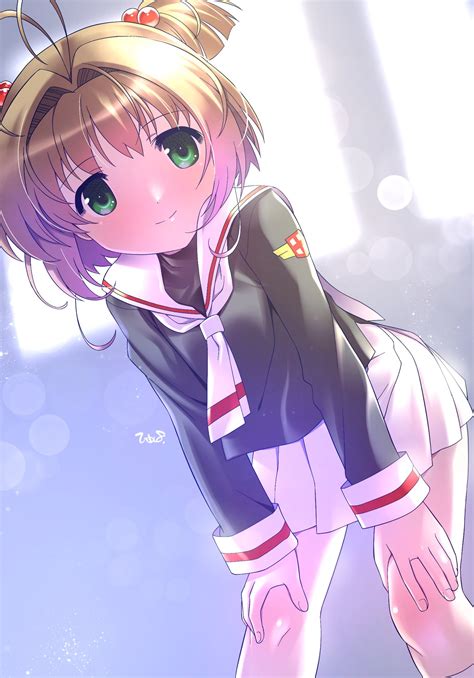 Hintergrundbilder Cardcaptor Sakura Sakura Kinomoto Kinomoto Sakura Grüne Augen Brünette