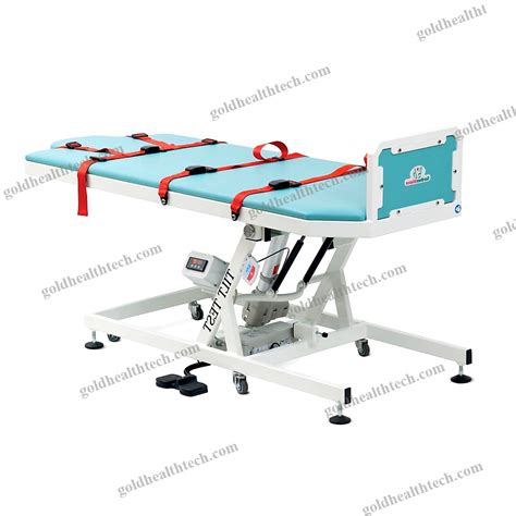 1 Section Tilt Table Gold Health Tech