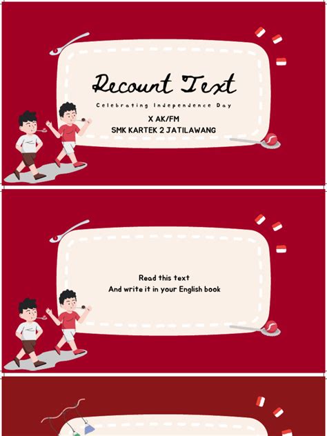 English Material Recount Text Kelas X Pdf