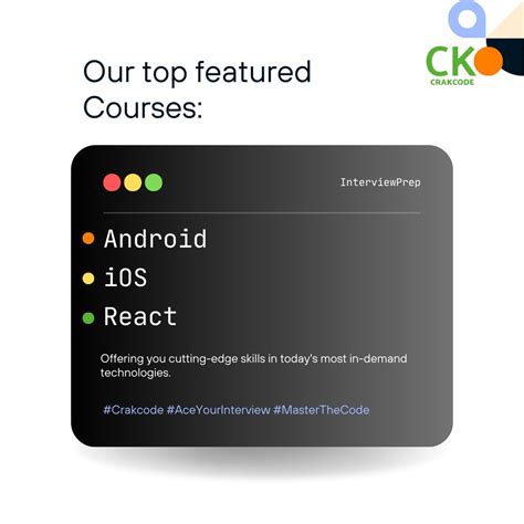 Crakcode On Linkedin Our Top Featured Courses Android Ios React