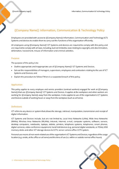 Policy Information Communication And Technology Policy Ihseq
