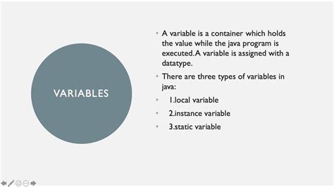Variables Corejava Lesson 9variablescorejavajavafullstcak Youtube