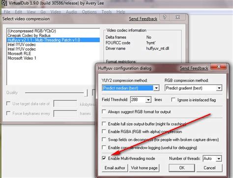 Multithreadedmultiprocmulticore Huffyuv Codec Videohelp Forum