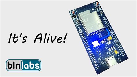 is it working first test of custom esp32 s2 development board youtube