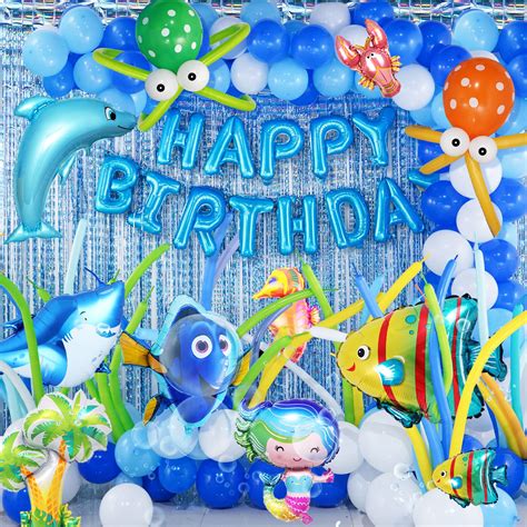 Under The Sea Party Decorations Ocean Theme Birthday Party Set