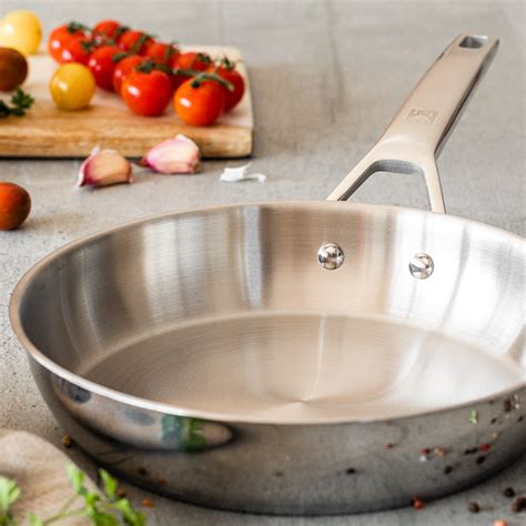 Sartén De Acero Inoxidable Sin Antiadherente Signature Cocina Con Bra